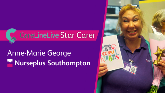 Nurseplus Carer Wins CareLineLive Star Carer · Nurseplus